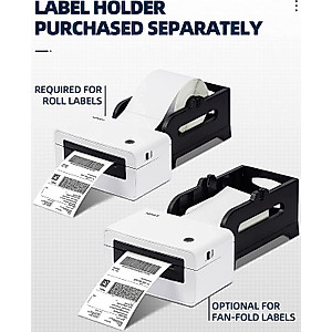 PRT Thermal Shipping Label Printer with Labels - 4x6 Label Printer, Thermal Label Maker, Compatible with Shopify, Ebay, UPS, USPS, FedEx, Amazon & Etsy, Support Multiple Systems