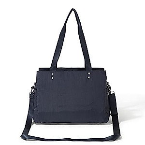 Baggallini The Only Bag - Multi-Compartment Crossbody Tote Bag for Women, French Navy