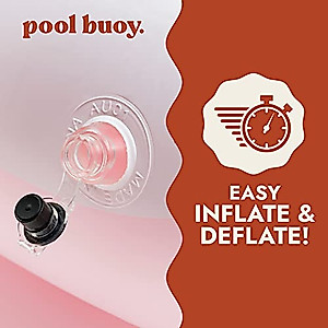 Pool Buoy Round Inflatable Pool with Storage Bag - Premium Outdoor Swimming Pool for Kids, Toddlers, Infants and Adults - Garden and Backyard Pools for Family Summer Pool Party (Leisure Suit Laars)