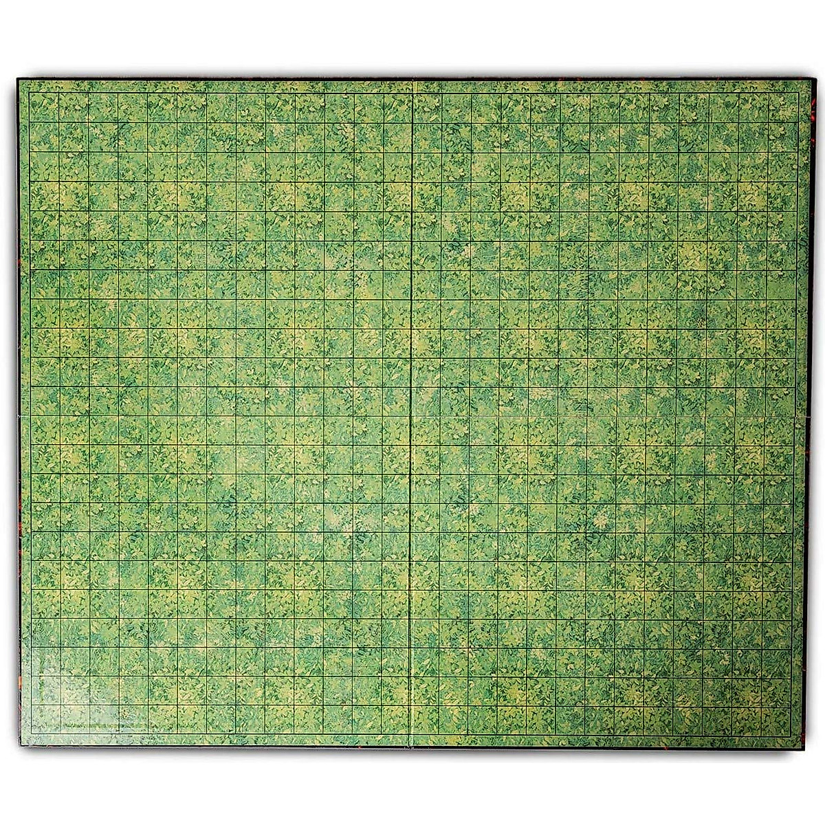 Hexers Role-Playing Game Board Mat, Square Grid Terrains, 8 Different terrains, Compatible with Dungeons and Dragons DND Pathfinder RPG, 27 on 23 inches, 1 inch Squares, Foldable & Dry Erase