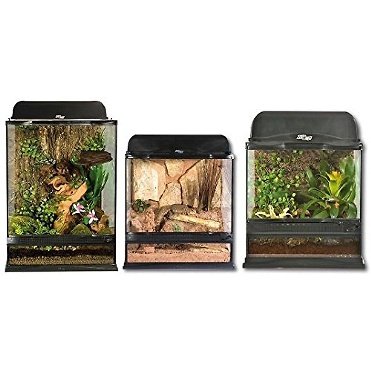 Zoo Med Laboratories SZMNT2 Naturalistic Terrarium, Medium (12" X 12" X 18")