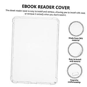 UKCOCO E-Reader Reader E-Reader Casing Protective for e- Electronics Enclosure ebook Protective ebook Protection e-Reader case e-Reader Protective case e-Reader Protective