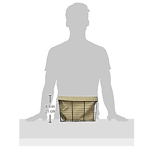 DII Farmhouse Chicken Wire Storage Baskets with Liner, Medium, Vintage Taupe, 11x7.88x7", 2 Piece