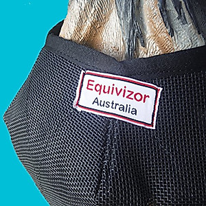 Equivizor Horse UV Fly Mask (W/EAR PROTECTION, PONY)
