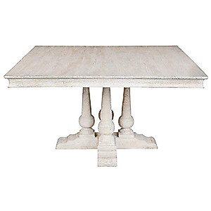 Kosas Home Beverly Dining Tables, Antique White Finish