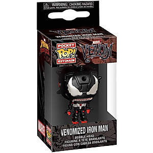 Funko Pop! Keychain: Marvel Venom - Iron Man, Multicolor
