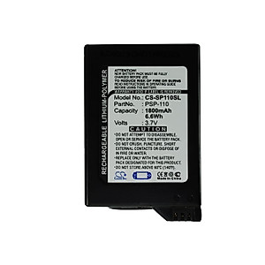 Cameron-Sino CS Backup Battery for Sony Game, PSP, NDS PSP-1000, PSP-1000G1, PSP-1000G1W, PSP-1000K, PSP-1000KCW, PSP-1001, PSP-1006