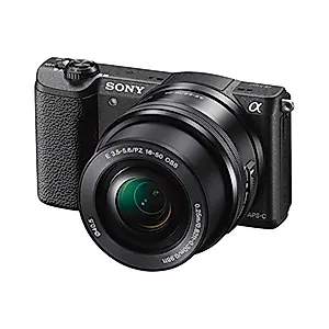 Sony a5100 16-50mm Interchangeable Lens Camera with 3-Inch Flip Up LCD (Black)
