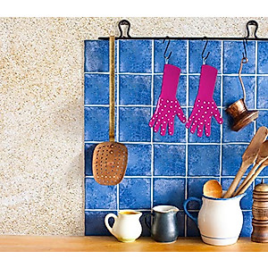 Oven Gloves with Fingers by Beets & Berry, Cooking Gloves Heat Resistant up to 650°F, for Small Hands, Baking Gloves Extra Long, BBQ Glove, Oven Glove, Kitchen Gloves for Oven, Grill Gloves, Pink