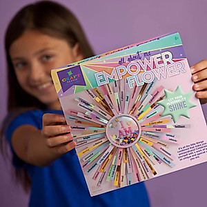 Craft-tastic – Empower Flower – DIY Arts & Crafts Kit – Creative & Fun Project to Encourage Self-Expression, Build Self-Esteem & Create Confidence in Kids, Tween & Teens