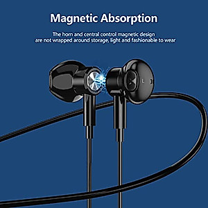 USB C Headphones for iPhone 15, YUANBAI USB C Earbuds with Microphone Noise Isolation Stereo Wired Semi in-Ear Earphones for Samsung Z Fold3 5G S21 S22 Ultra S20 FE OnePlus 9 Google Pixel 6 iPad Pro