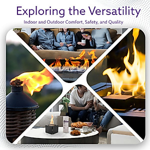 Fireplace Fuel, Ventless, Bio-Ethanol, Clean Burning/Eco-Friendly (1000mL /32 oz.) - (Pack of 9)