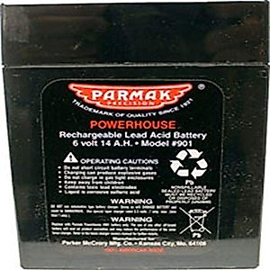Parmak 901 6-Volt Gel Cell Battery for Solar Powered Electric Fences