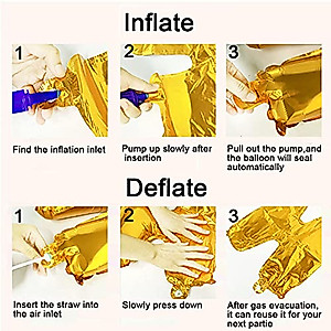 LINGAIXINYUE MR & MRS Letter Balloons - 16inch Gold Wedding Foil Balloons for Wedding Anniversary Birthday Couple Sweetheart Party