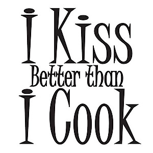 CafePress I Kiss Better Than I Cook Mug Ceramic Coffee Mug, Tea Cup 11 oz