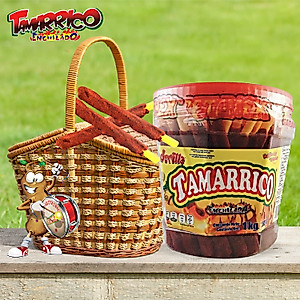 BETAMEX Tamarrico Candy Tamarind Flavor Sticks 50 Pcs 1kg/2.2pounds – Mexican Candy – Chili and Natural Tamarind – Spicy Flavor