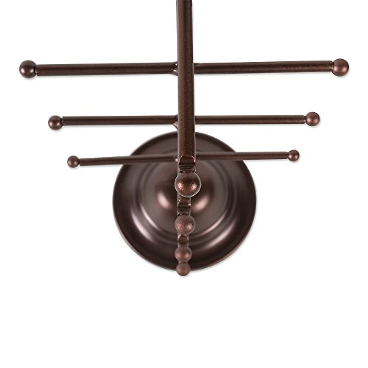 DII Accessory Organization Collection Jewelry Stand, Necklace/Glasses, Bronze