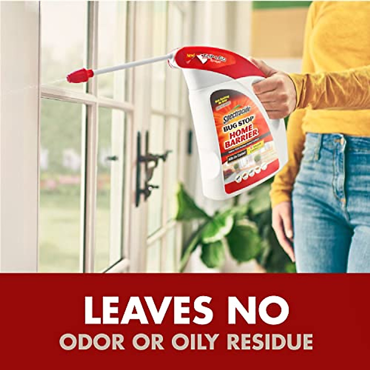 Spectracide Bug Stop Home Barrier Indoor Plus Outdoor Bug Control With Flip & Go Sprayer Kills Ants, Roaches and Spiders on Contact, 0.5 Gallon, 1 Pack