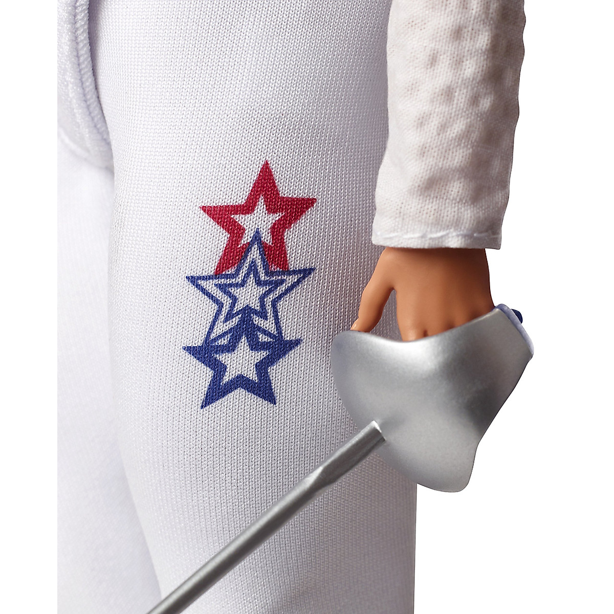 Barbie Ibtihaj Muhammad Doll with Fencing Uniform, Hijab, Sabre and Mask