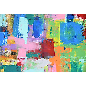 Framed wall art Hand Painted Abstract Oil Painting Wall Art Modern Wall Decor for living room, bedroom, kitchen, hallway, office, dining room, bar