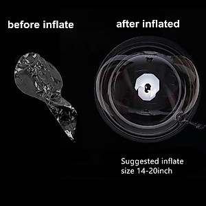 Clear Balloons for Stuffing, 15 Pack Wide Neck Pre Stretched Fillable BoBo Balloons for Stuffing EFAY