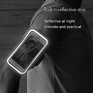 Cell Phone Water Resistant Armband Case for Phone's Upto 6.2 inch, Adjustable Band, w/Key Holder and Card Slot, for Running, Walking, Hiking, For for iPhone 12 11 Pro XR XS X 8 7 6 6s etc