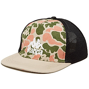 Kappa Authentic Polly Hat - Green Loden/Beige Lt Almond/Pink Peach/Bright White