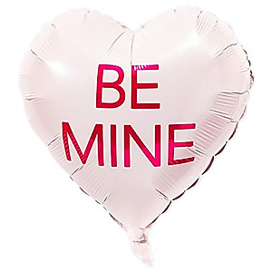Conversation Candy Heart Balloons for Valentine Party Decorations (12 Pack)