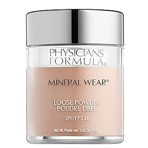 Physicians Formula Mineral Wear Talc-Free Loose Powder SPF 16 Creamy Natural, Dermatologist Tested, Clinicially Tested