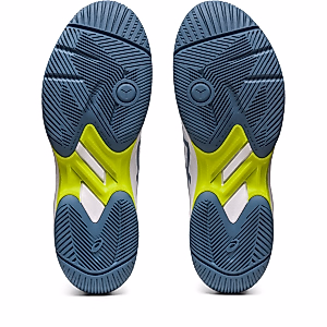 ASICS Men's Gel-Game 9 Tennis Shoe White/Steel Blue 7 D (M)