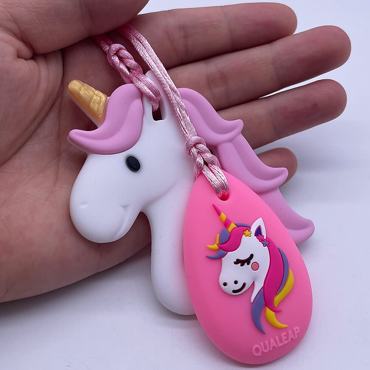 Select Chew Necklaces for Sensory Kids Girls - Silicone Chew Pendant Jewelry for Autism, ADHD, Baby Nursing or Special Needs - Chewing Necklace Teething Necklace Teether Necklace Teething Toys