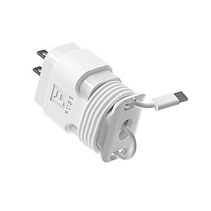 The Snap Back Charger Winder Compatible with Apple 20W/18W USB-C Chargers for Travel and Cable Management