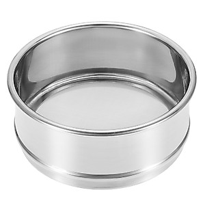 PATIKIL 300 Mesh Lab Sieve, 4" Diameter Test Sieve 304 Stainless Steel Wire Cloth (0.05mm) for Industrial Laboratory