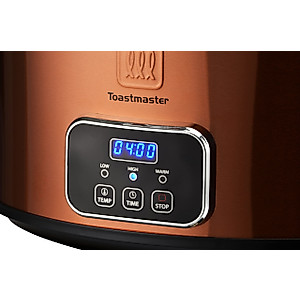 Toastmaster 4-Quart Digital Slow Cooker with Locking Lid (Graphite)