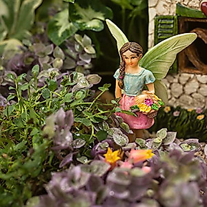 PRETMANNS Fairies for Fairy Garden – Fairy Garden Accessories for Outdoor – Garden Fairy Figurines – Garden Fairies for Miniature Fairy Garden – Small Fairy Figurines - 2 Piece Fairy Kit