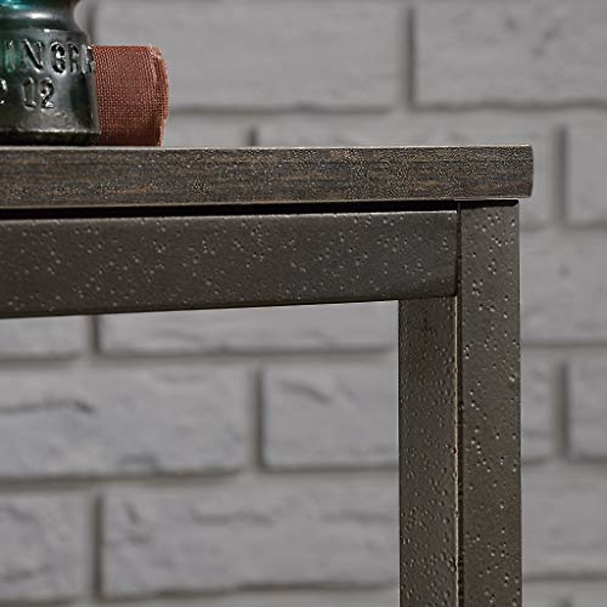 Sauder,3 shelves North Avenue Bookcase, Smoked Oak finish