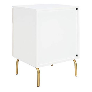 Safavieh NST5002D, 18" W x 15.7" L x 24" H, White/White Washed