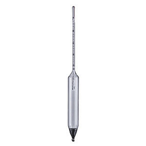 Precision Proof Hydrometer 165/185% X 0.2% IRS Series Q with NIST Traceable Certificate Made in USA