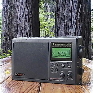 C. Crane CCRadio-2E Enhanced Portable AM FM Weather and 2-Meter Ham Band (Black) CC2BE