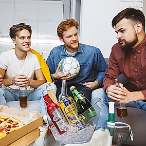 Ice Buckets, Clear Acrylic Ice Bucket for Parties Plastic Champagne Bucket 3.5 Liter Beverage Tub for Cocktail Bar (30 Pack)