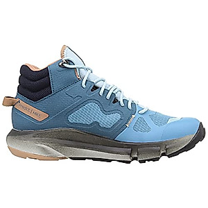Salomon Women's Predict Hike MID Gore-TEX Hiking Boots for Women, Mocha Mousse/Blue/Blue, 8