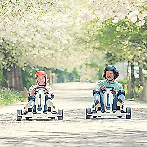 Segway Ninebot S (White) and GoKart Drift Kit Bundle