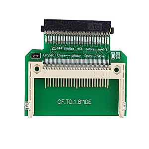 Futheda CF Compact Flash Merory Card to 50pin 1.8 inch Female IDE Bootable Hard Disk Drive SSD Converter Adapter Replacement Compatible with Toshiba