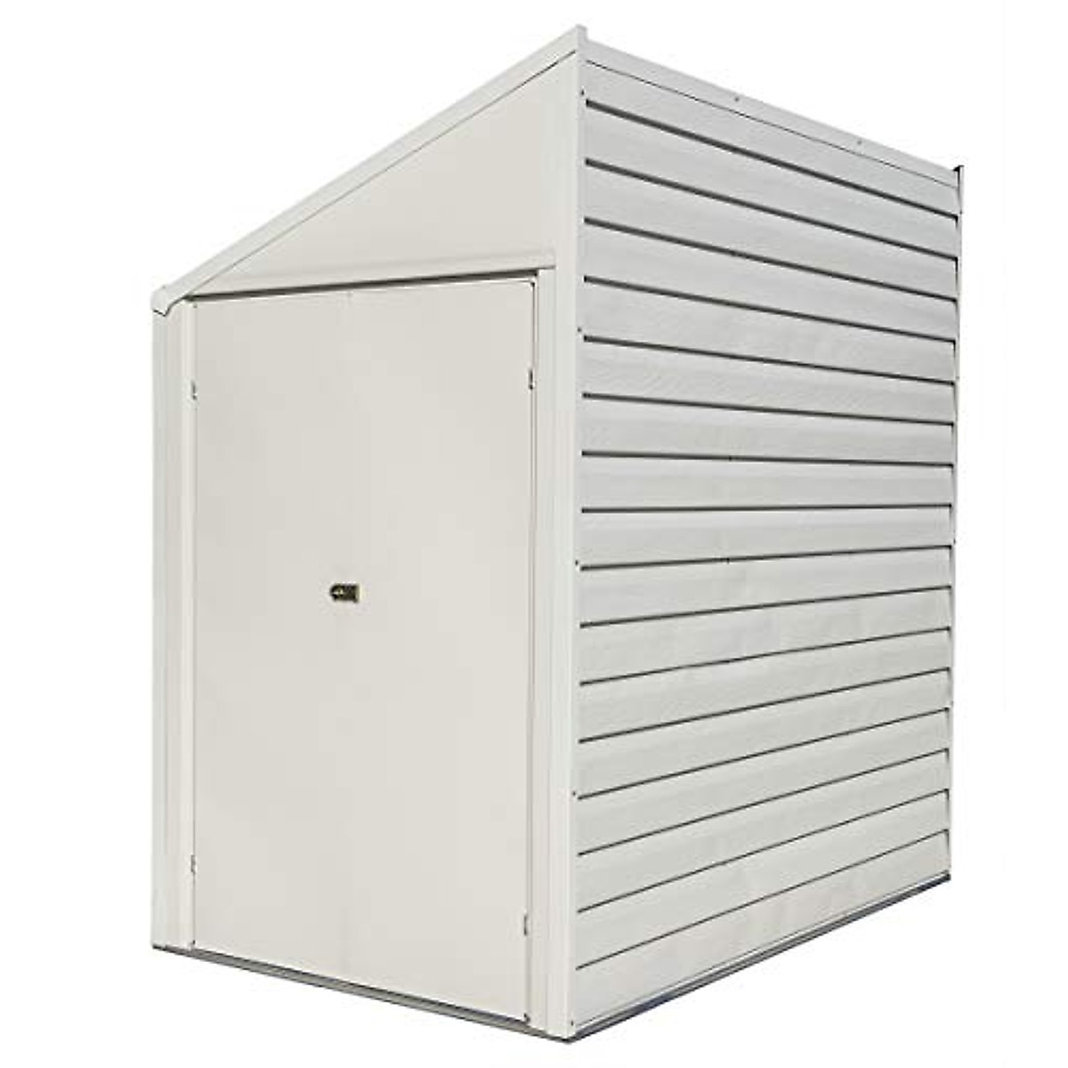 Arrow Shed 4' x 7' Yardsaver Compact Galvanized Steel Storage Shed with Pent Roof