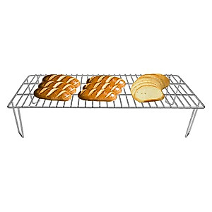 QuliMetal Grill Warming Rack for Green Mountain Grills Daniel Boone Pellet Grills, Stainless Steel, Replacement Parts for GMG-6008