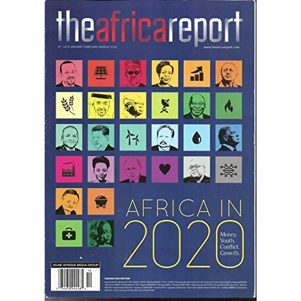 THE AFRICA REPORT MAGAZINE AFRICA IN 2020 * JANUARY / FEBRUARY/ MARCH, 2020 * NO.110 ( PLEASE NOTE: ALL THESE MAGAZINES ARE PETS & SMOKE FREE. NO ADDRESS LABEL, FRESH STRAIGHT FROM NEWSSTAND. (SINGLE ISSUE MAGAZINE)