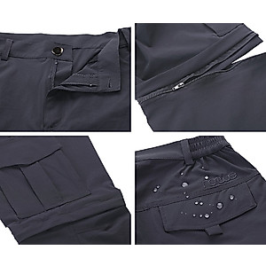 Nonwe Women's Lightweight Outdoor Convertible Quick-Drying Pants Khaki S/30.5 Inseam