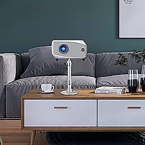 YiePhiot Mini Ceiling Wall Projector Mount Stand Compatible with QKK, DR.J, DBPOWER, Anker, VANKYO, AAXA, Jinhoo, PVO, TMY, AuKing and Most Other Mini Projector (175mm, Silver)