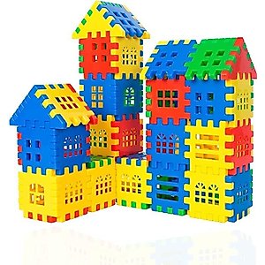 Interlocking Building Blocks Toys for Kids - Toddlers Building Blocks Educational Toys Set 70 PCS-001