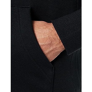 Nike Men's Sportswear Club Fleece Full Zip Hoodie, Fleece Zip-Up Hoodie Men, Black/Black/White, XL